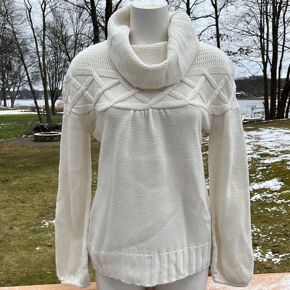 a.n.a | Sweaters | Ana Unique Cream Sweater L | Poshmark
